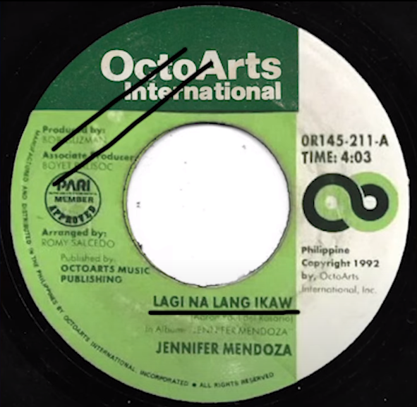 Jennifer Mendoza – Lagi Na Lang Ikaw – Pinoy Albums